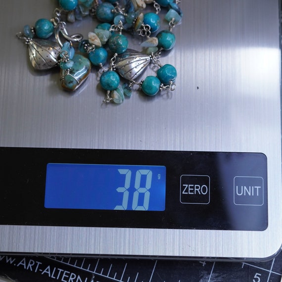 20”. Native American handmade handmade necklace with … - Gem