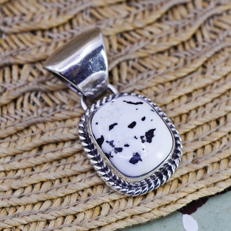 Native American M. Silversmith Sterling 925 Silver Handmade Pendant ...