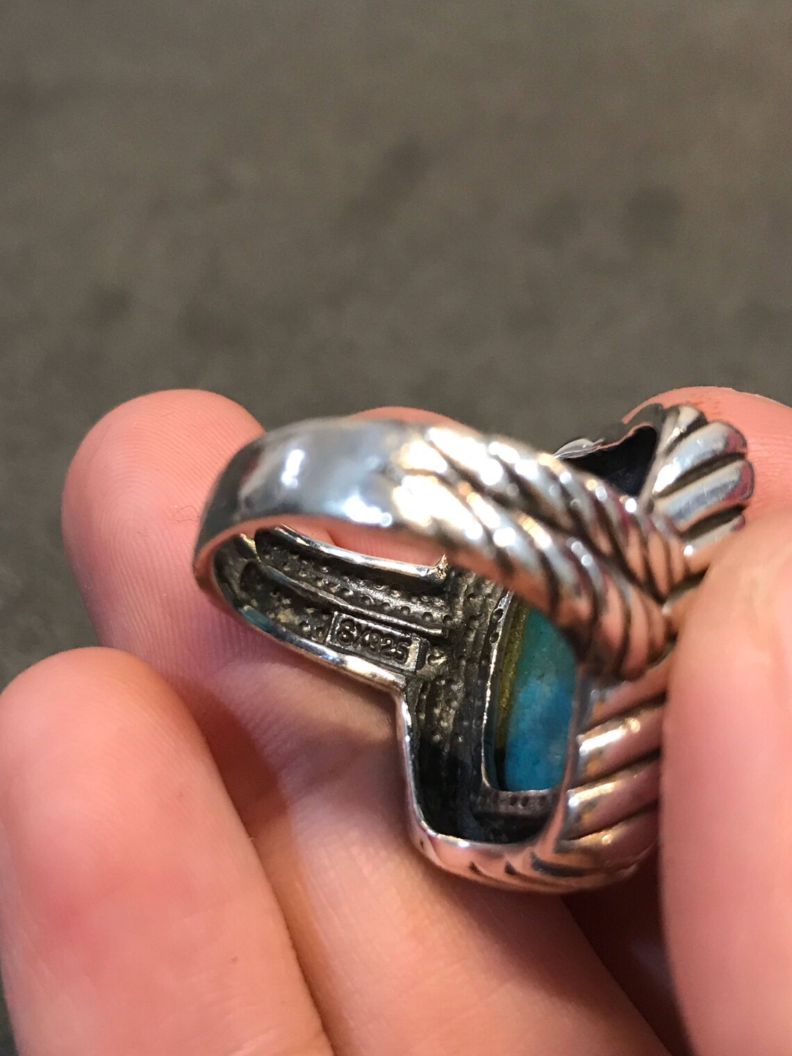 Size 7.25 Vintage 310193 Sterling Silver Handmade Ring - Etsy