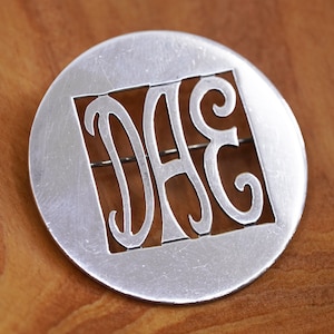 Vintage Leonore Doskow Handmade Sterling 925 Silver Brooch With ...