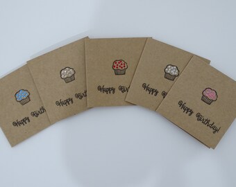 Happy Birthday Mini Cards - Etsy