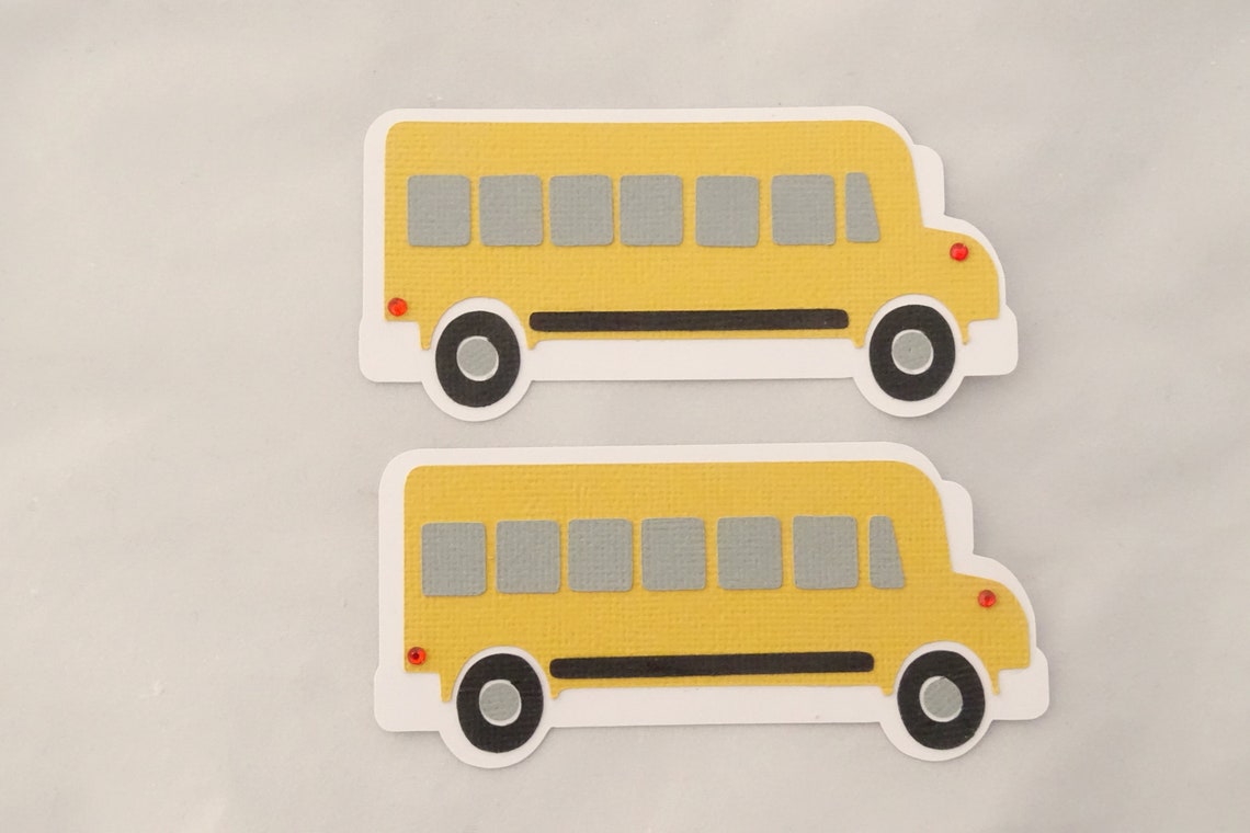 School bus cutout School bus theme School bus for kids | Etsy