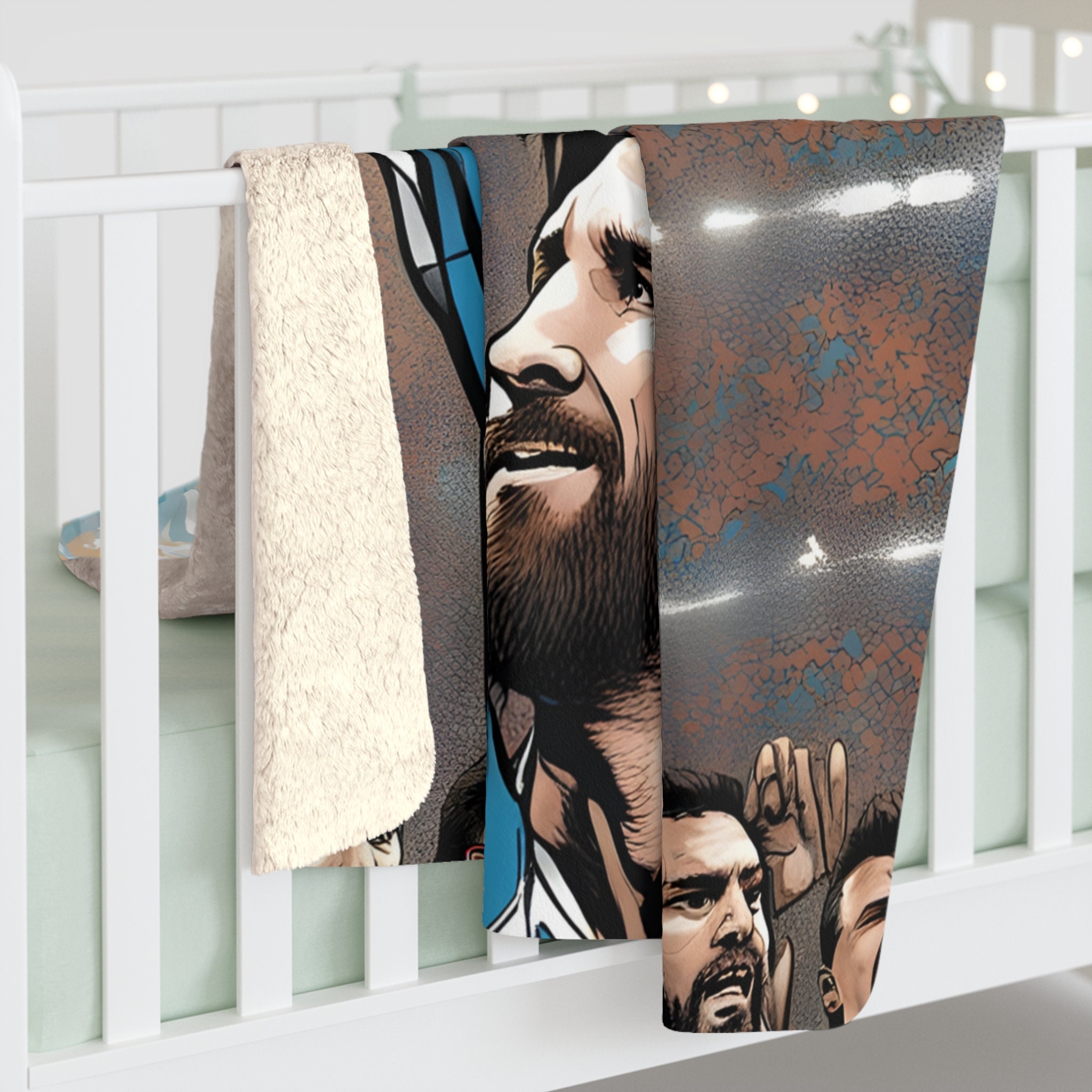 Lionel Messi Lifting World Cup Trophy Sherpa Fleece Blanket - Etsy