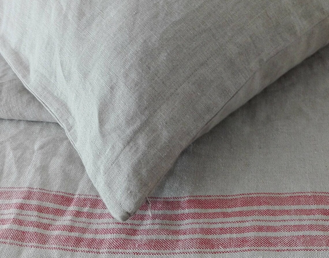 Linen Pillowcase.zip Closed Pillowcase.lumbar - Etsy