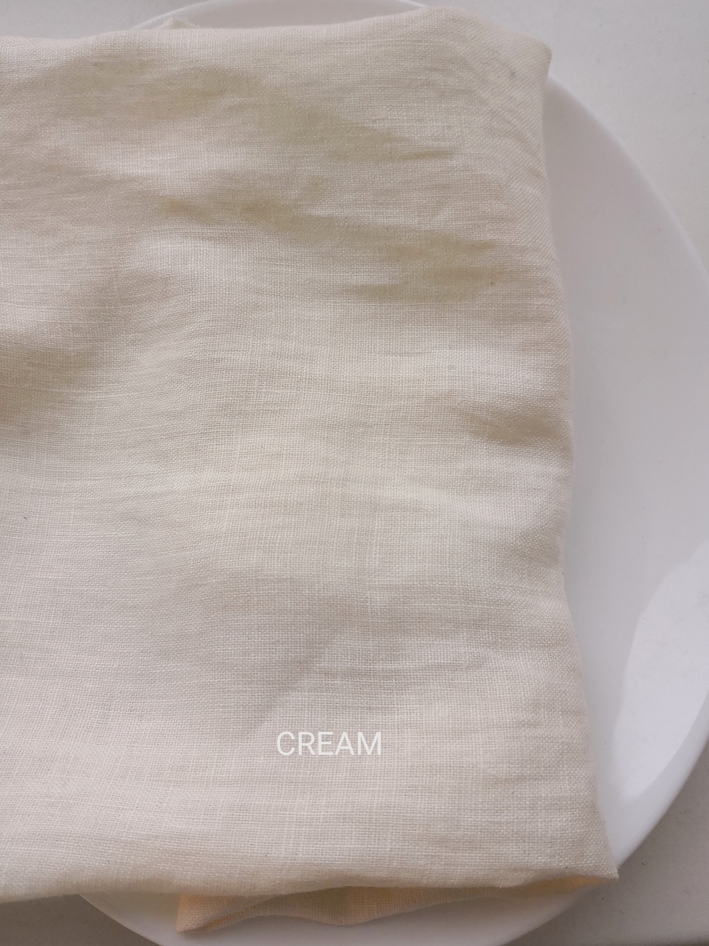 Washed Linen Napkins.16x16. Servietten Leinen Bio. | Etsy