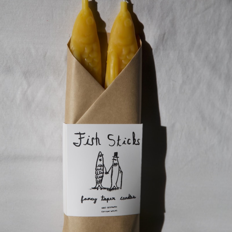 Beeswax Fish Candles - Etsy