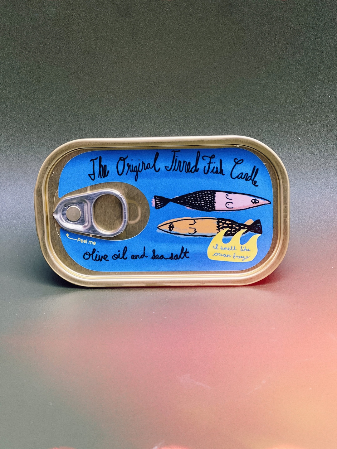 The OG Tinned Fish Candle, Sardines, Anchovies, Tin Seafood Candle ...