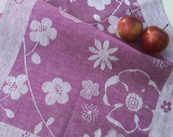 Purple Tea Towel | Etsy