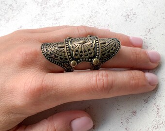 Armor ring | Etsy
