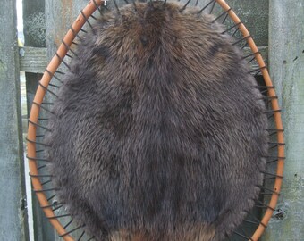 Rustic Wall Decor, Cabin Decor, Hooped Beaver, Wall Hanger, Mountain ...