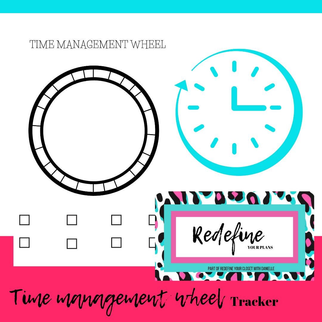TIME MANAGEMENT WHEEL- Printable Planning Insert- Us Letter- Redefine ...