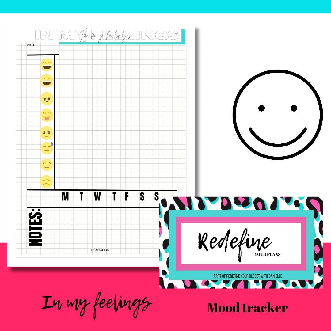 Printable- Planning Insert- in My Feelings MOOD TRACKER- DIGITAL ...