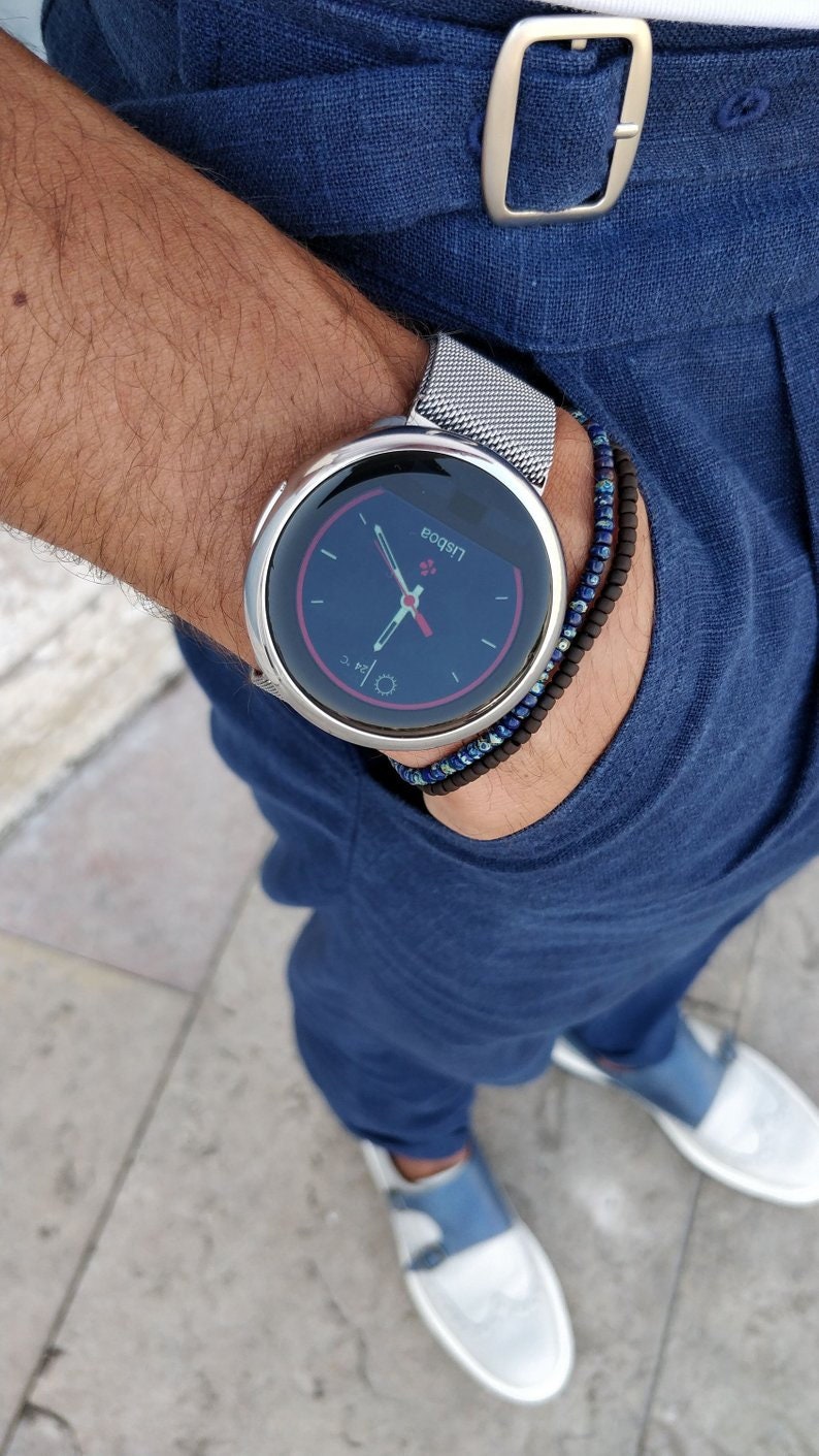Mens Rainbow Bracelet, Mens Bracelet, Multicolor Bracelet, Minimalist ...