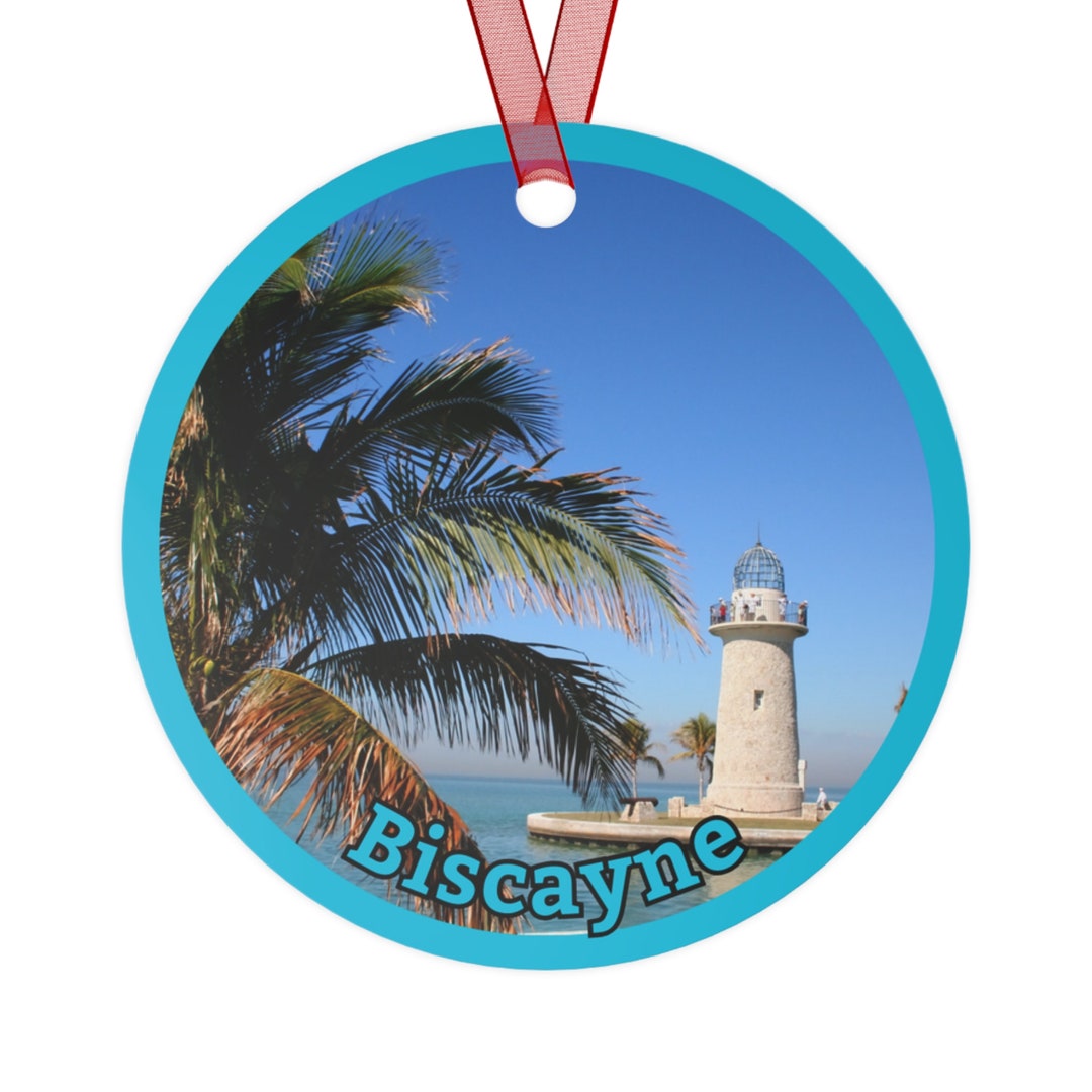 Biscayne National Park Keepsake Ornament, Can Be Personalized, Metal ...