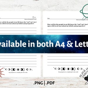 Mercury Retrograde in Libra Journal Prompts: Digital and Printable ...