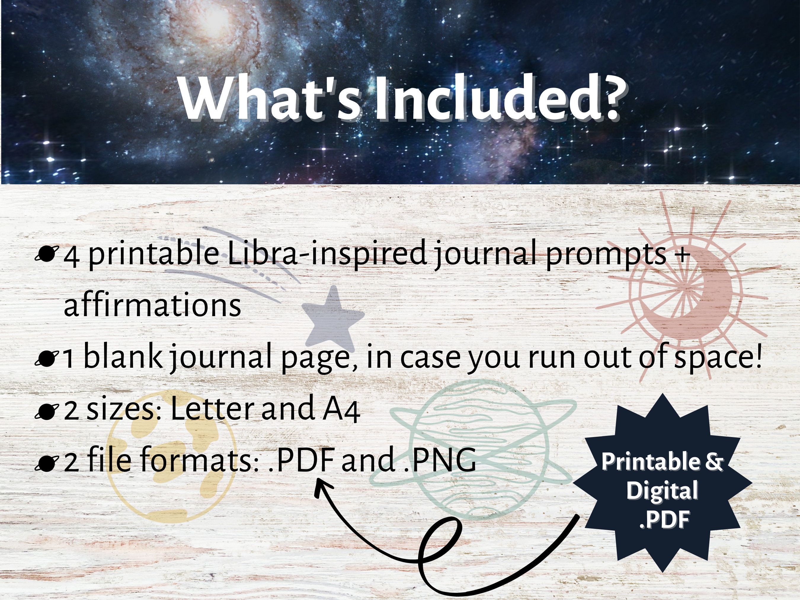 Mercury Retrograde in Libra Journal Prompts: Digital and Printable ...