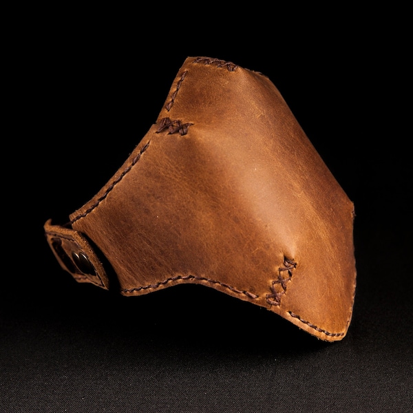 Leather Face Mask - Etsy