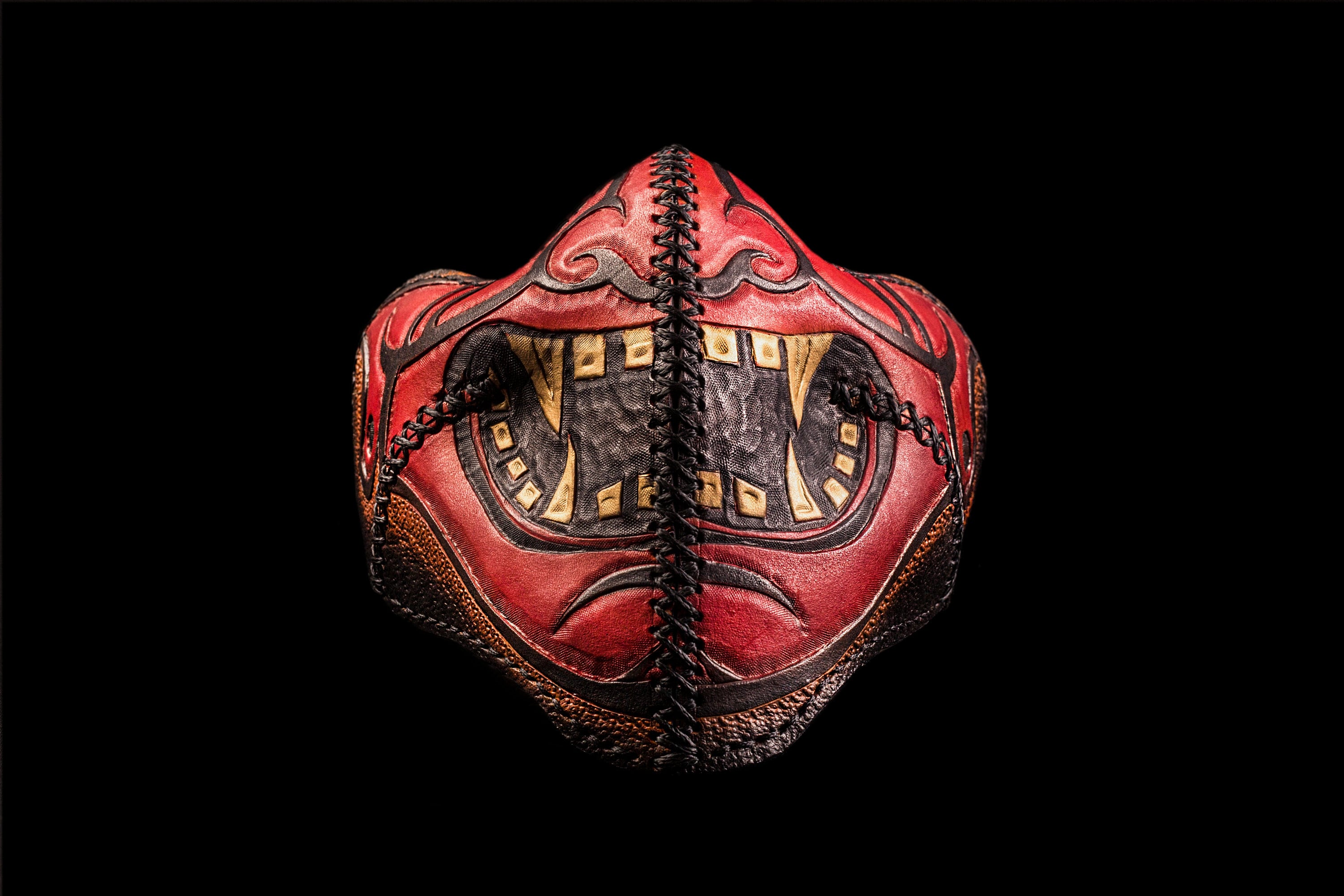 Leather Face Mask For Motorcycles / Leather Motorcycle Face | Etsy