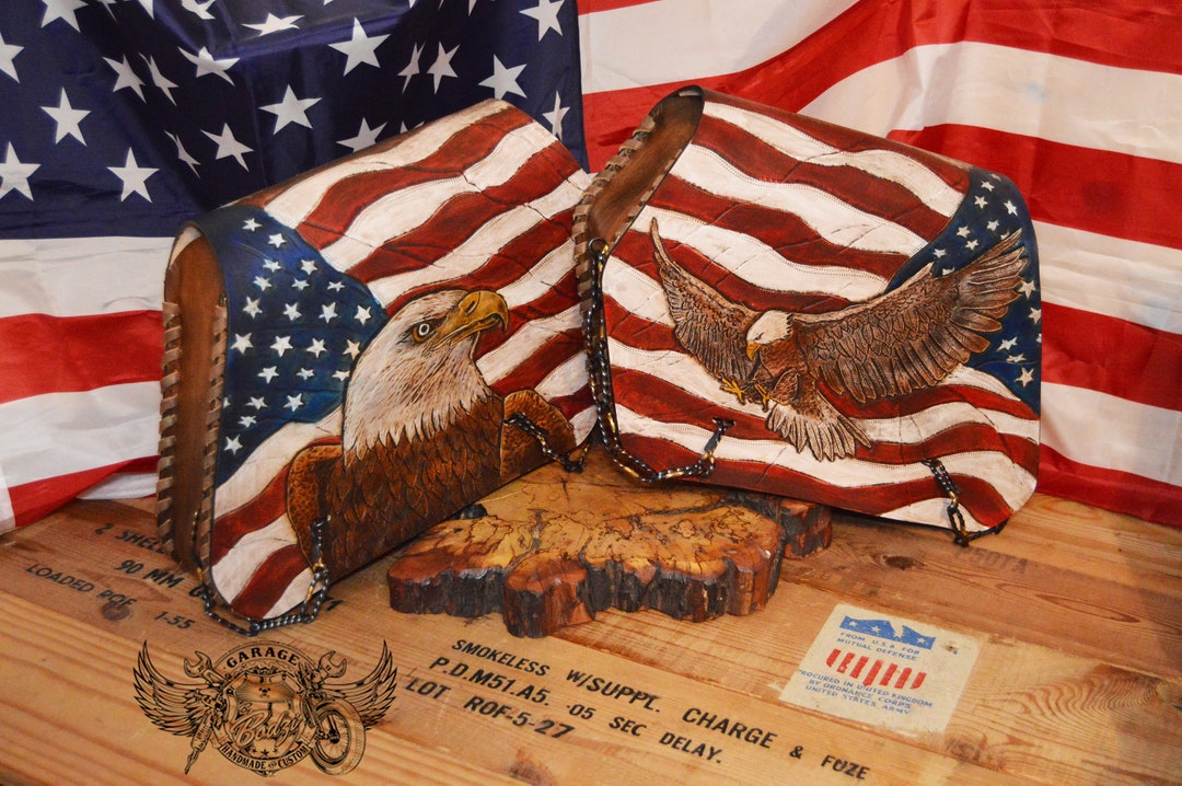 Custom Motorcycle Saddlebags - Unique Hand Tooled Leather Motorcycle ...