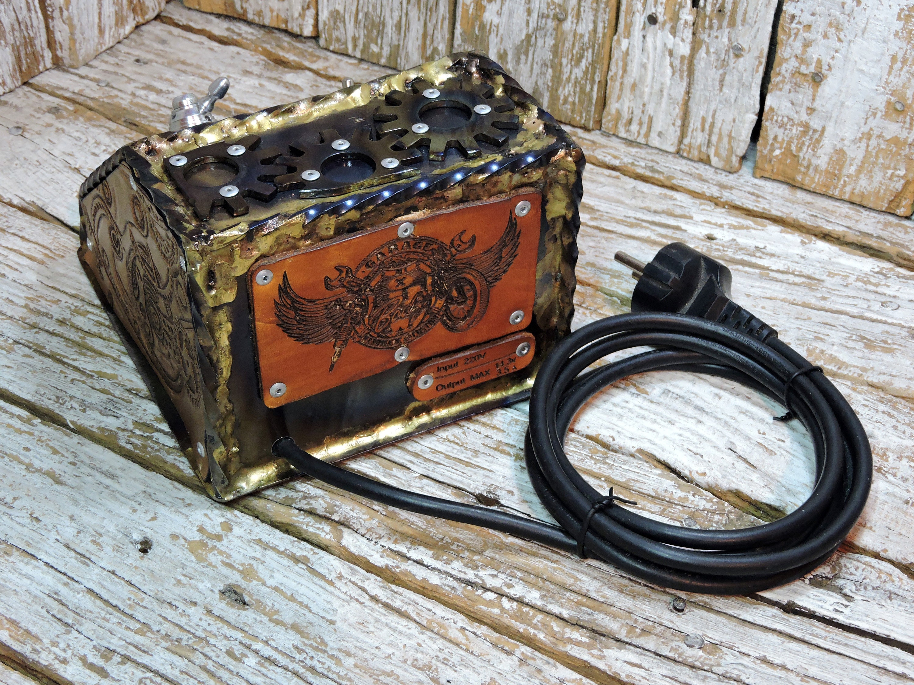 Handmade Tattoo Power Supply With Tattoo Foot Switch / Tattoo Machine ...