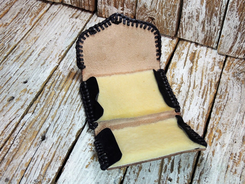 Fly Fishing Wallet / Leather Wallet for Flies / Leather Fly | Etsy