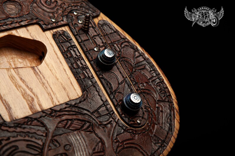 Carved Leather Covered Telecaster Body / Carved Leather Bound - Etsy