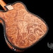 Carved Leather Bound Telecaster Guitar Body / Handtooled Leather Texas ...