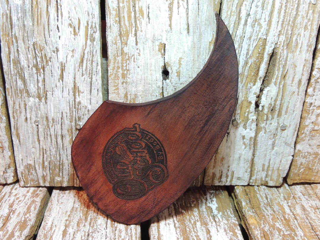Leather Pick Guard / Leather Acoustic Pickguard / Pickguard Acoustic ...