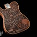 Carved Leather Covered Telecaster Body / Carved Leather Bound ...