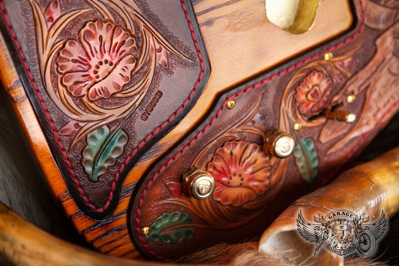 Carved Leather Covered Telecaster Body / Carved Leather Bound ...