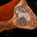 Handmade Leather Falconry Glove / Hand Tooled Leather Falconry Gauntlet ...