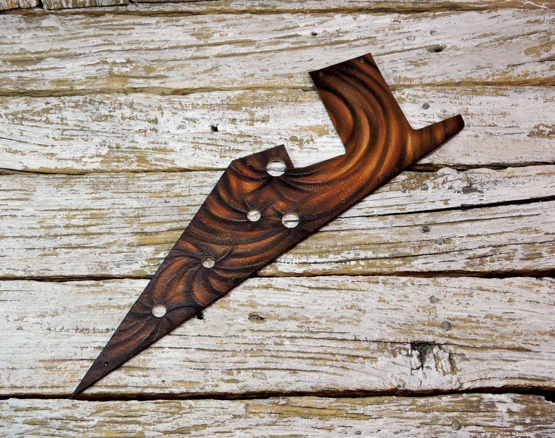 Carved Leather Pick Guard for Tokai Flying V / Guitar Pick Guard ...