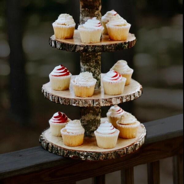 Rustic Dessert Stand - Etsy