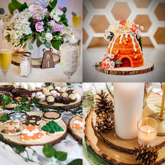 Natural Log Centerpieces