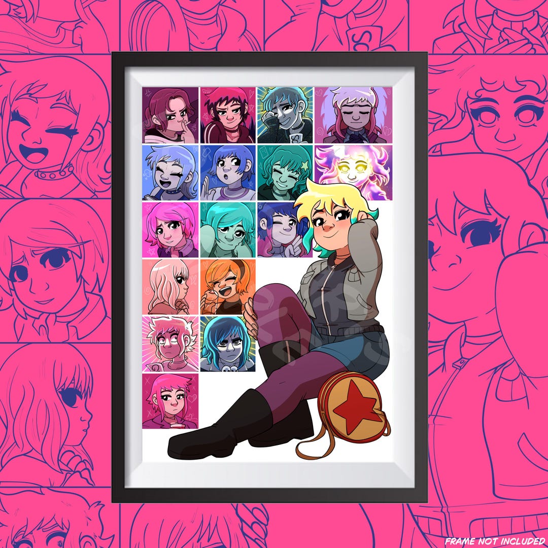 Ramona Flowers - Print - Etsy