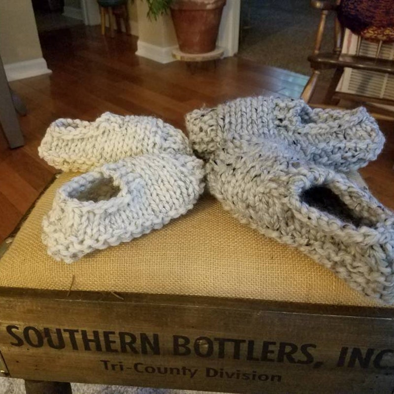 Mens Knit Slippers - Etsy