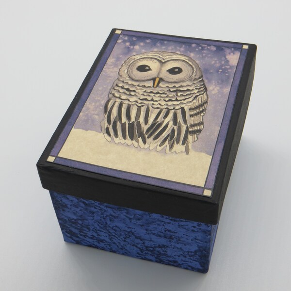 Owl Box Template - Etsy