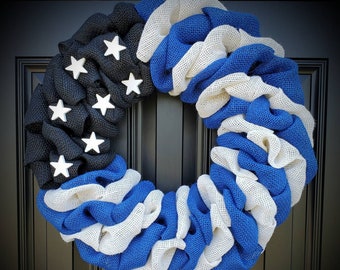 Blue Line Decor | Etsy