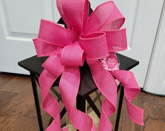 Breast Cancer Awareness Bow, Awareness Bow for Wreath, Breast Cancer ...