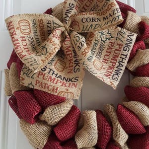 Primitive Fall Wreath Autumn Wreath Pumpkin Wreath - Etsy