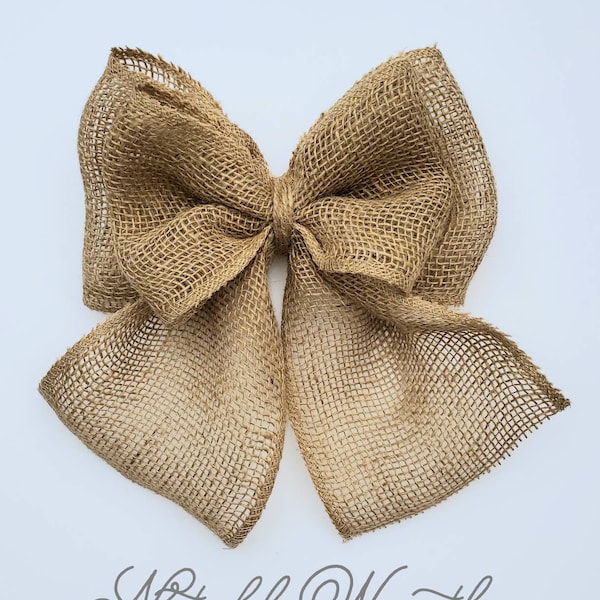 Burlap Bow - Etsy