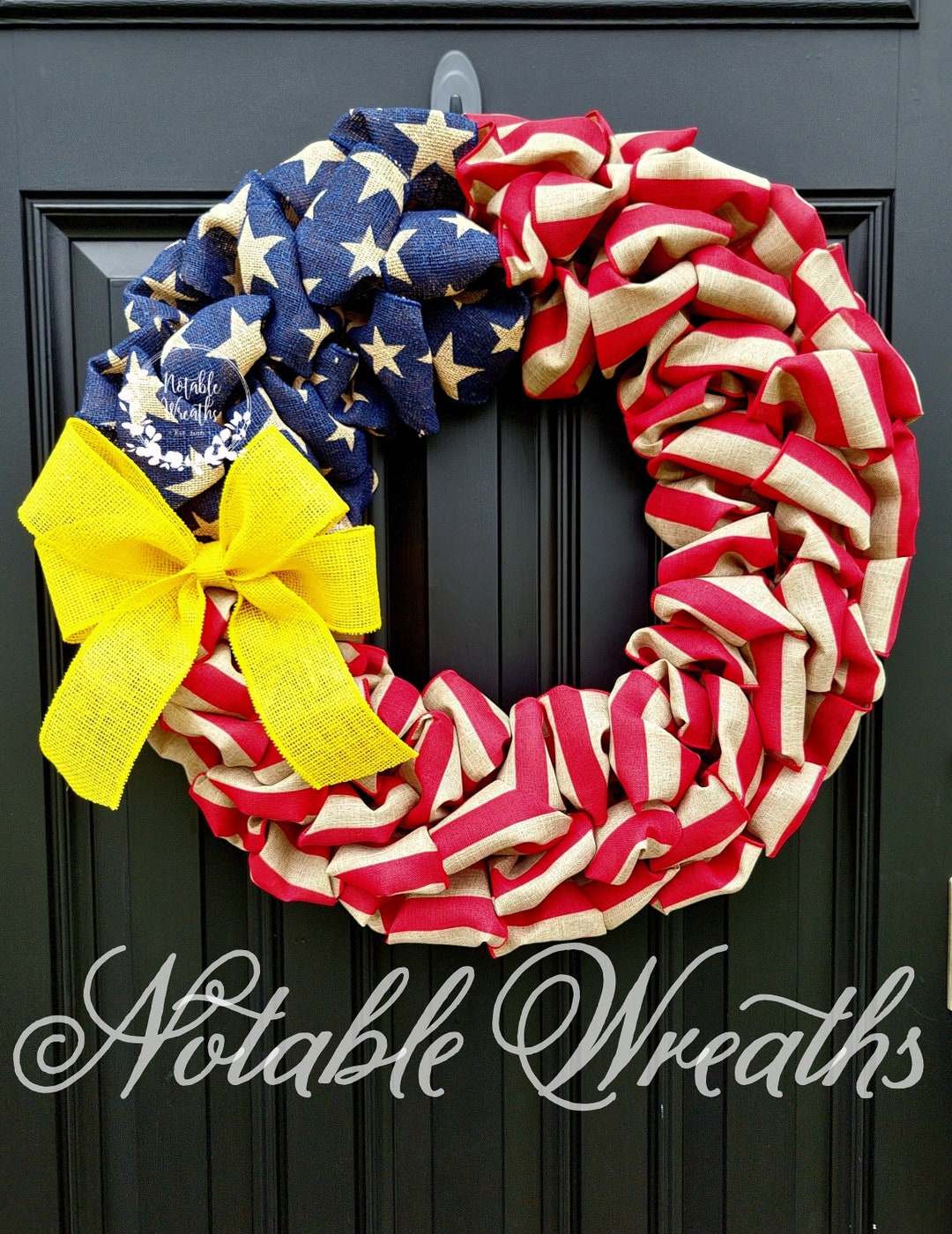 Military Wreath, Deployment Wreath, Support Our Troops, Patriotic ...
