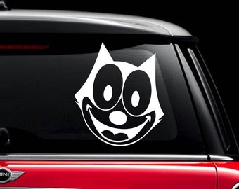 Felix the Cat Vinyl Decal - Etsy