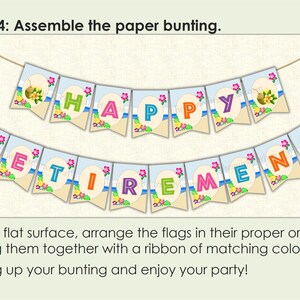 Hawaiian Luau Tropical Beach Theme Happy Retirement Printable Banner ...