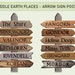 Printable Wooden Arrow Signs / Library Decor / PDF Digital Instant ...