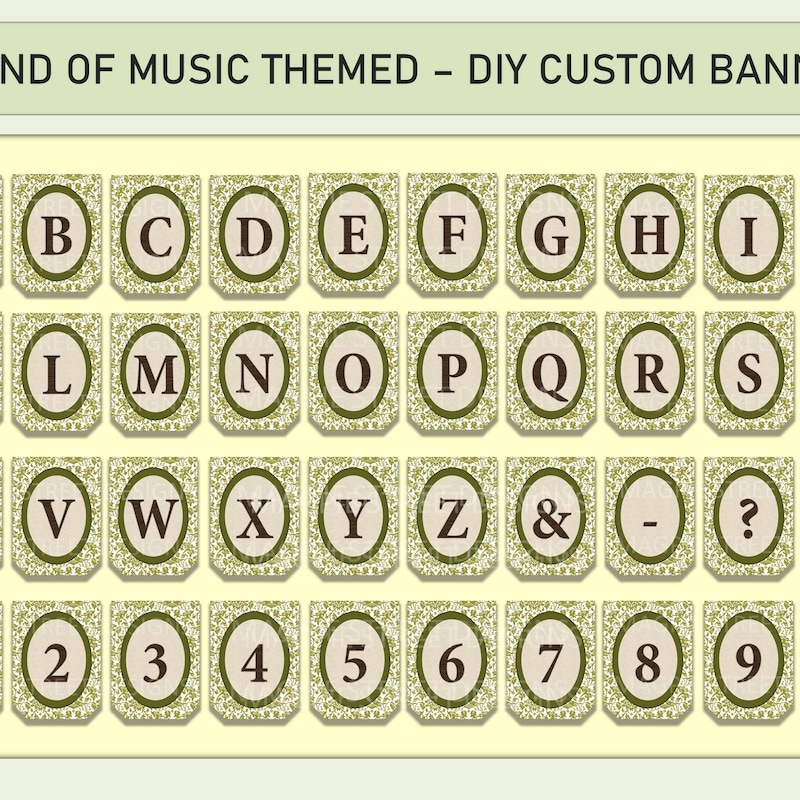 Sound of Music Alphabet - Etsy