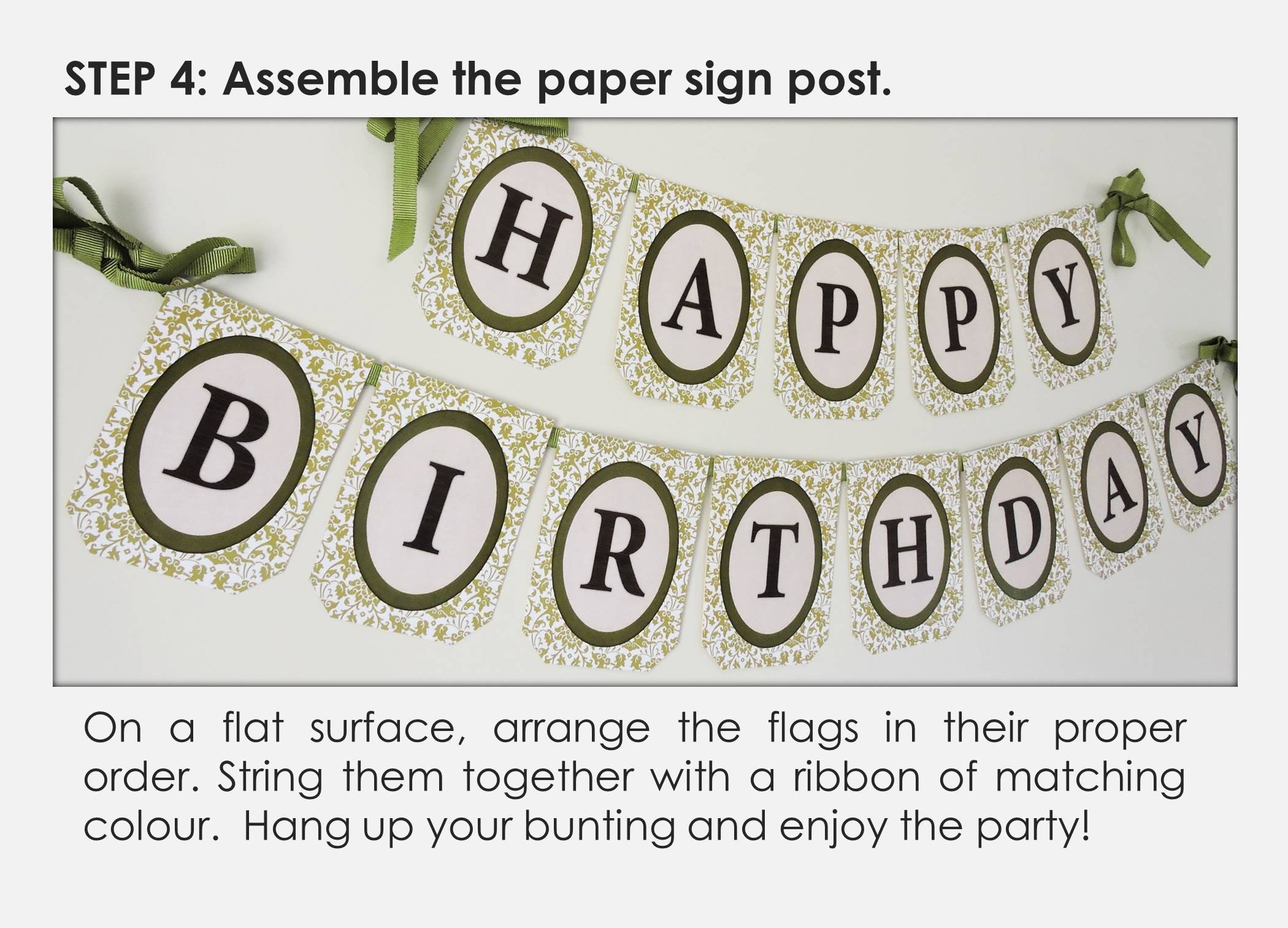 The Sound of Music Inspired / Printable Alphabet Banner / Green Damask ...