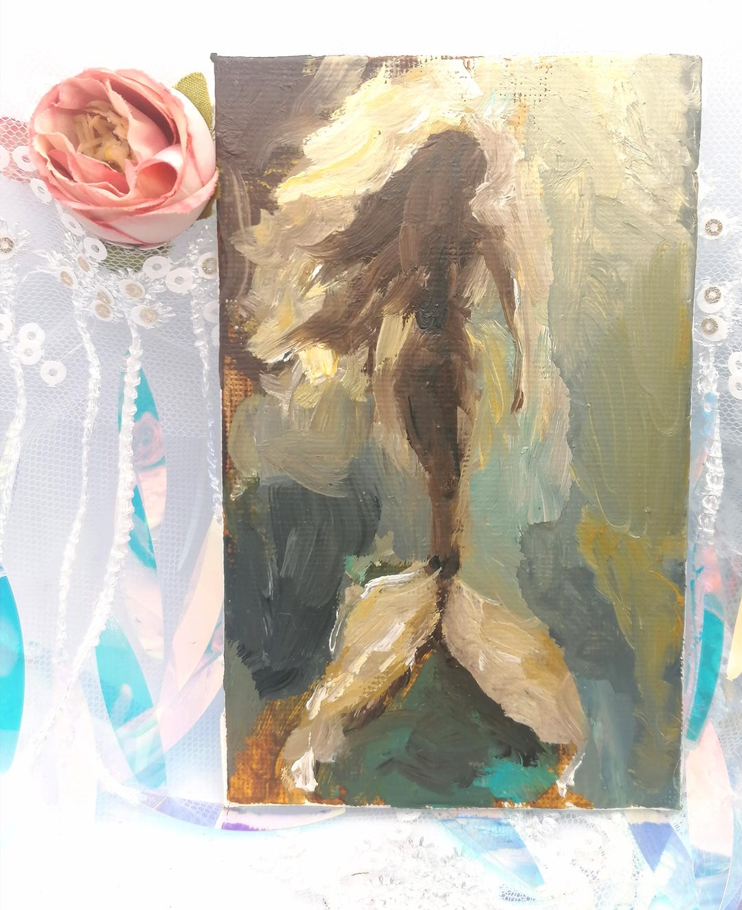 Grace - Mermaid Painting - Original Oil Painting - Alla Prima ...