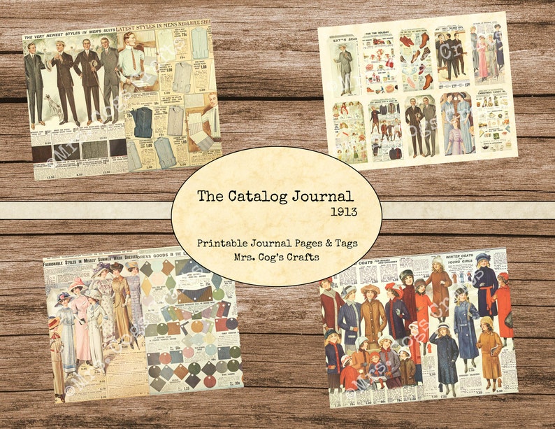 1913 Catalog Junk Journal Kit Printable Journal Vintage - Etsy