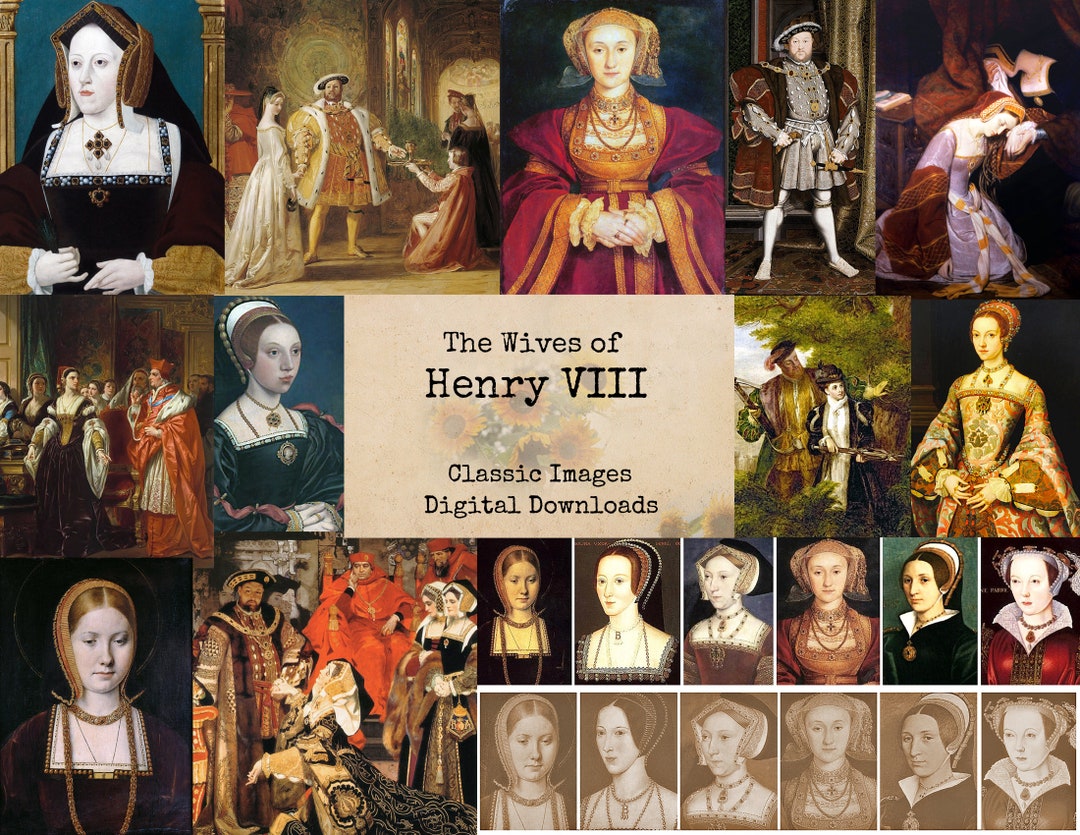 The Wives of Henry VIII - Printable Images, Vintage Art, Instant ...